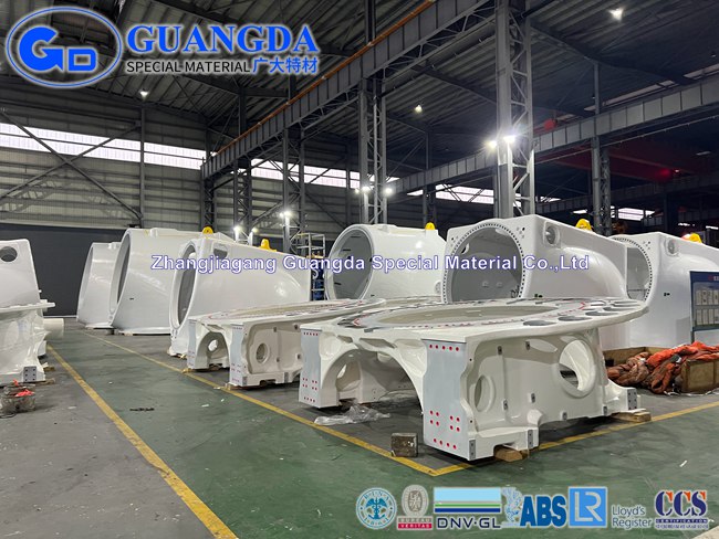 Wind Power Casting Part Main carrier Steel Large Iron Castings EN-GJS ...