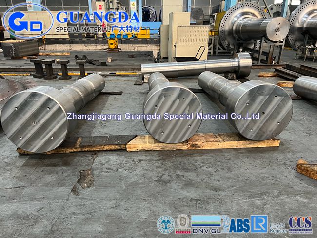 Large Sun Shaft Blank Of Steel Forgings 18CrNiMo7-6 For Wind Turbine