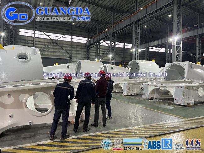 Customer audit for Guangda wind turbine castings factory