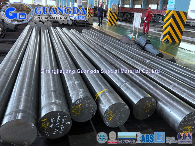 SAE4150 AISI 4150 Steel 50CrMo4 DIN 1.7228 Forged Round Bar Turned