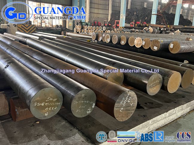 SAE4150 AISI 4150 Steel 50CrMo4 DIN 1.7228 Forged Round Bar Turned