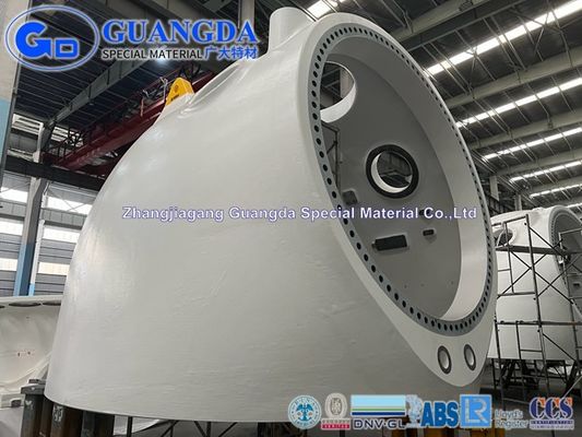 Wind Turbine Nacelle Elbow 2-12MW QT400-18AL Wind Turbine Castings EN ...